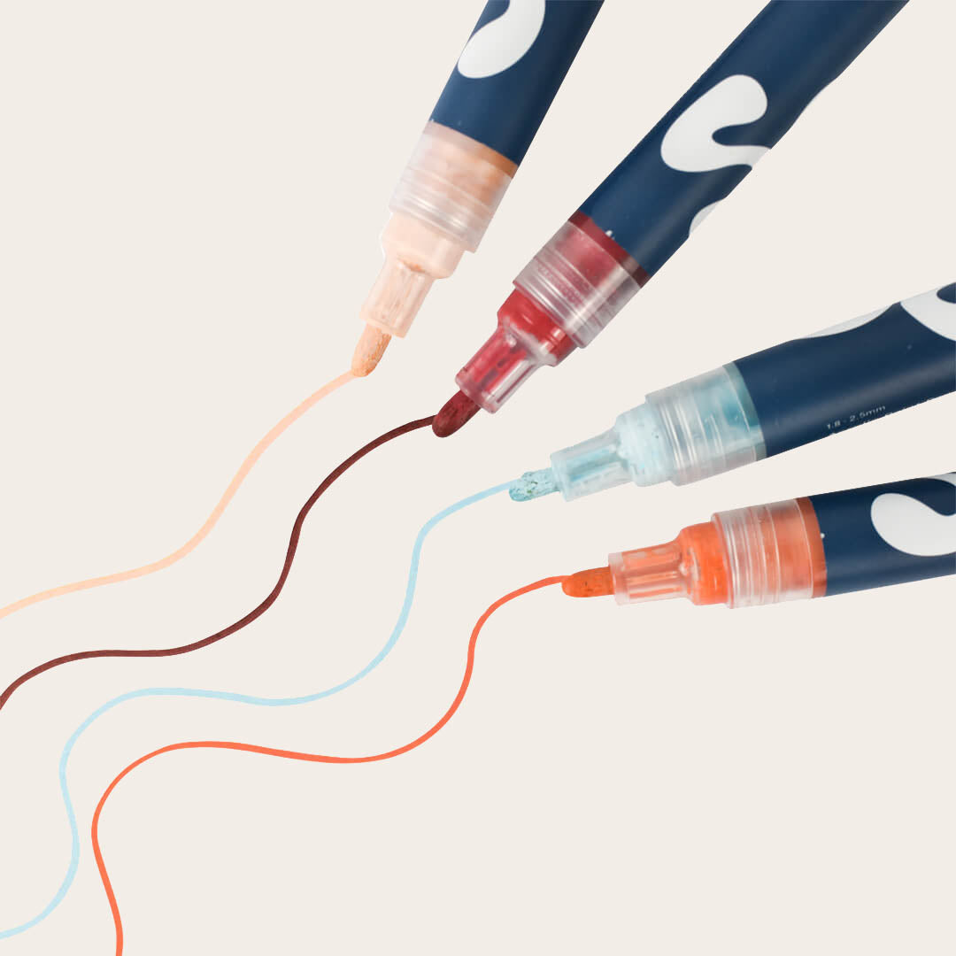 Sculpd Acrylic Paint Pens - 4 Packs